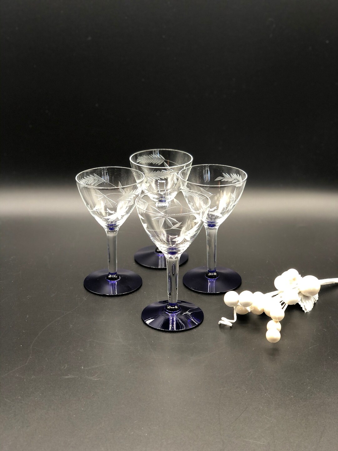 Vintage Small Cocktail Glasses - Set of 4 - Etsy
