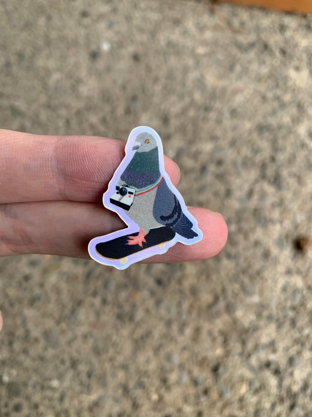 Coo Guy Holographic Vinyl Sticker - Etsy