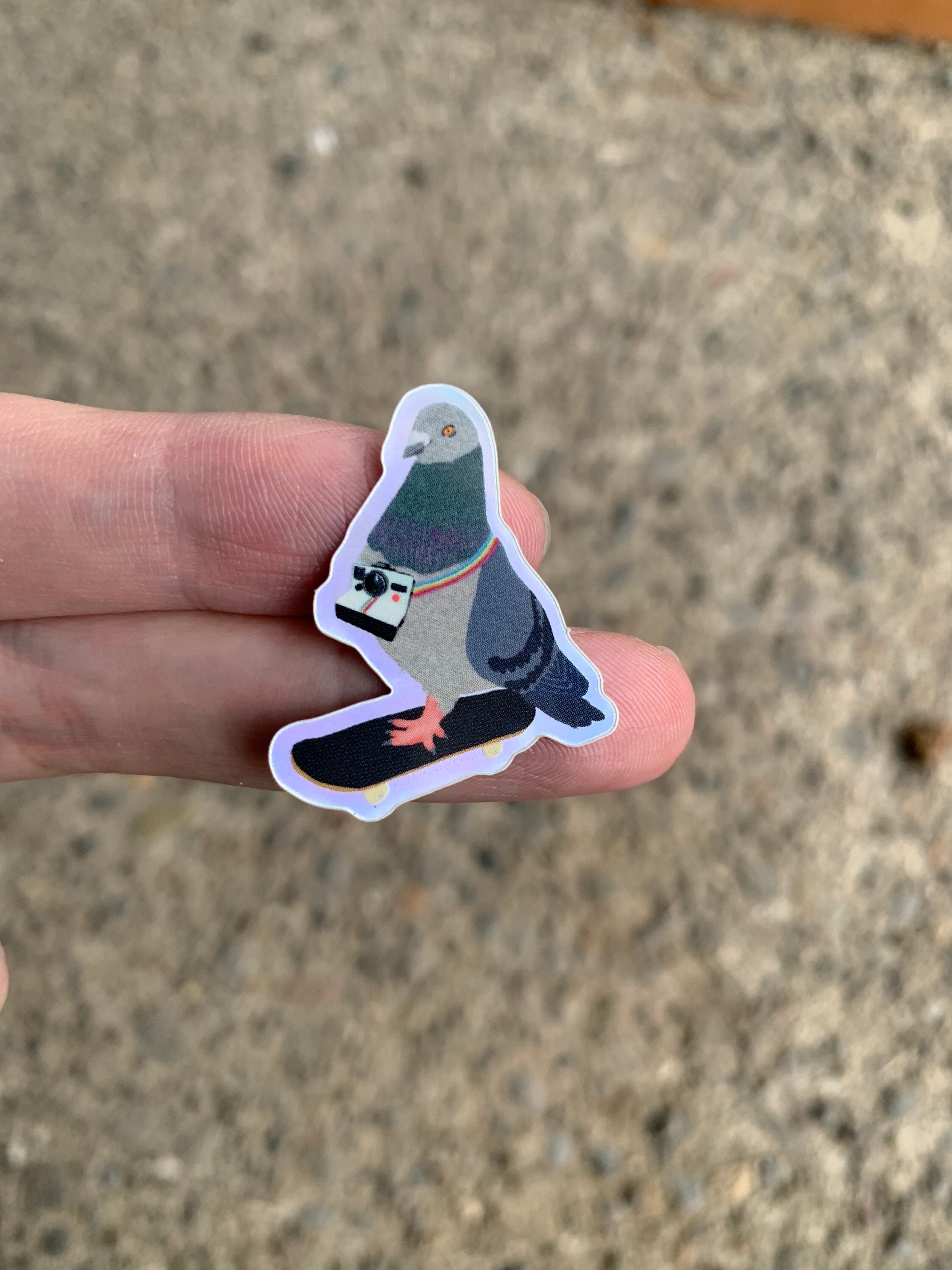 Coo Guy Holographic Vinyl Sticker - Etsy