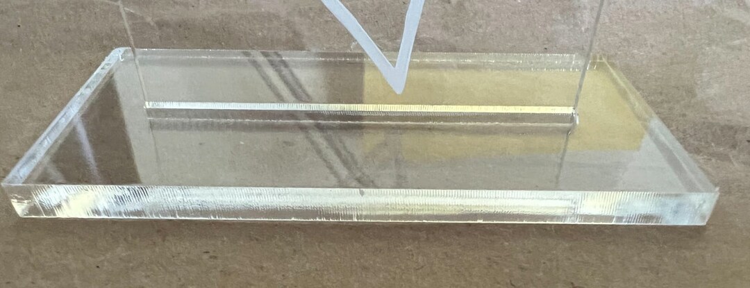 Clear Acrylic Base for Standalone Letters and Numbers - Etsy
