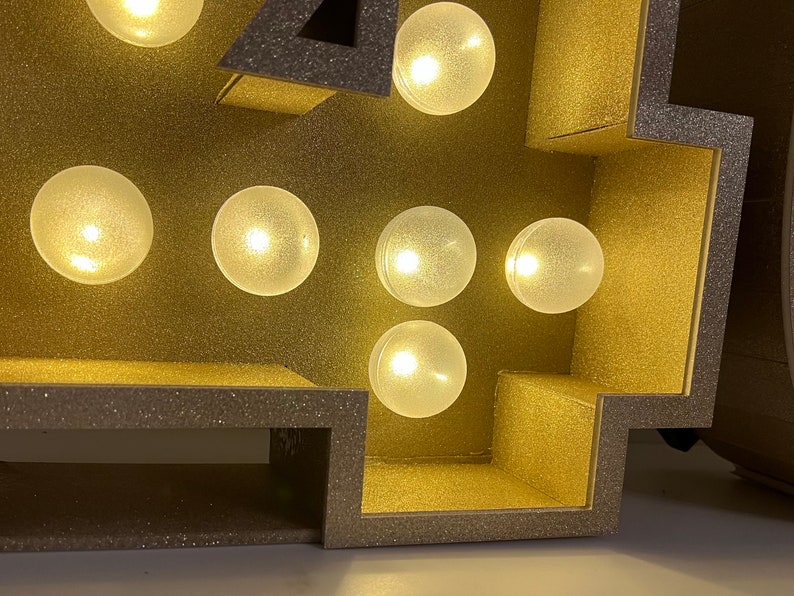 3D Marquee LED Numbers, Letters and Symbols - Etsy