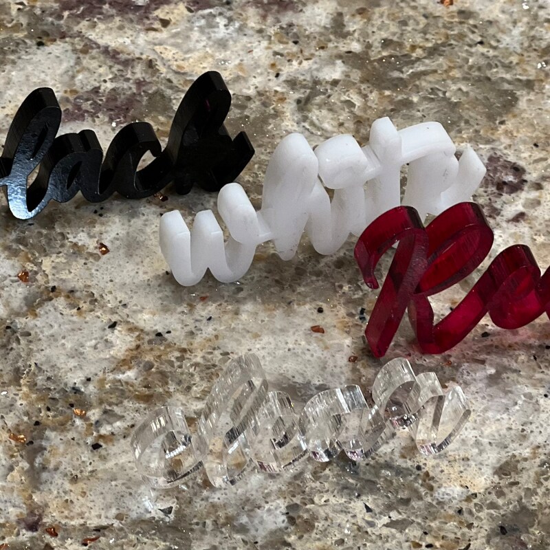 Acrylic Letters - Etsy