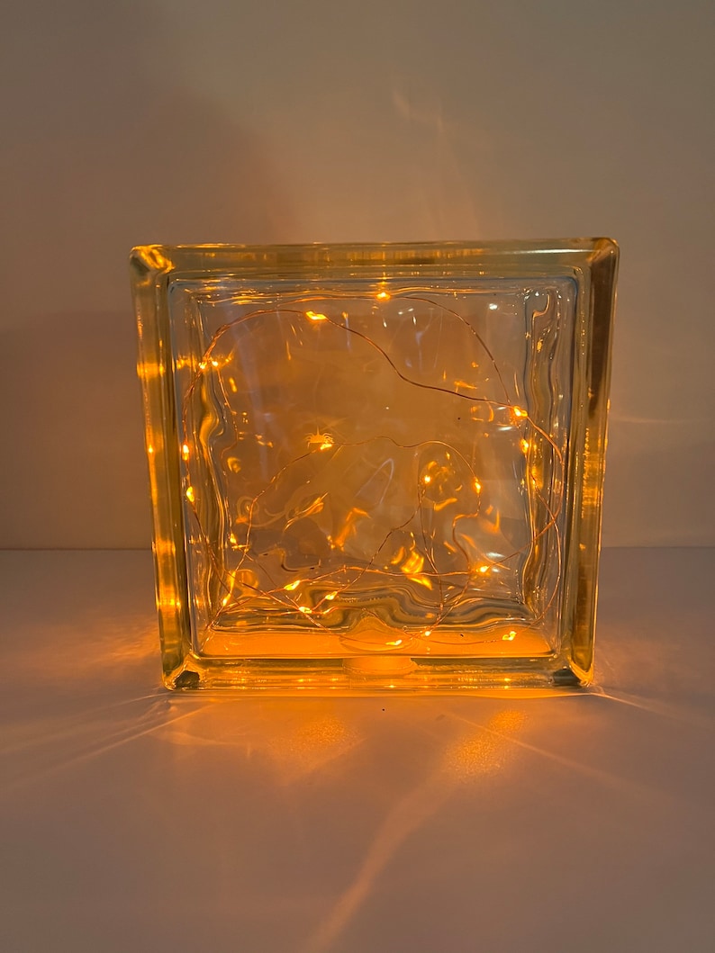 Glass Block Custom Monogram LED Display - Etsy