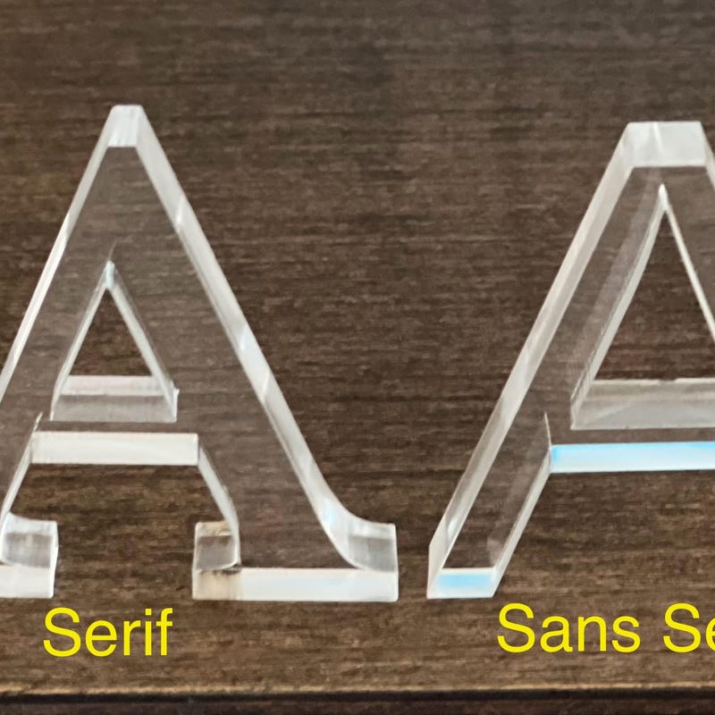 Acrylic Letters - Etsy