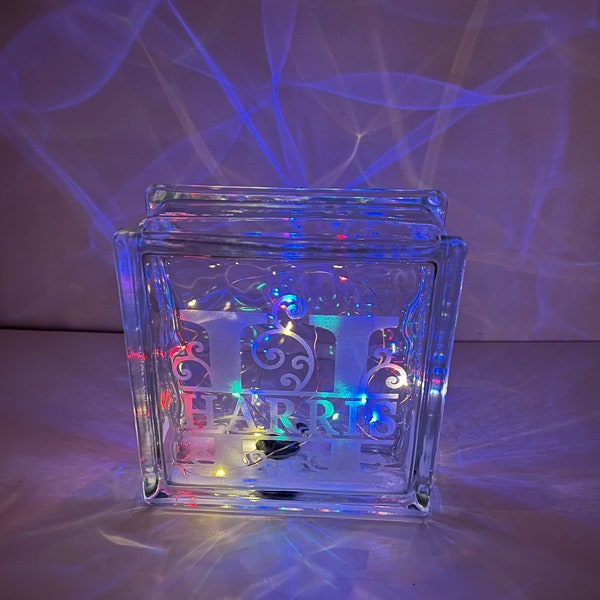 Glass Block Decor - Etsy