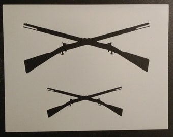 Crossed Rifles | Etsy