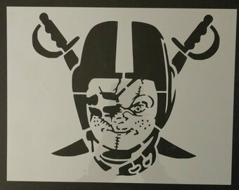 Chucky stencil | Etsy