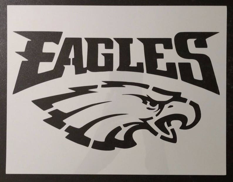 Philadelphia Eagles Custom Stencil FAST FREE SHIPPING Etsy