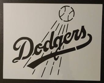 Dodgers Stencil - Etsy
