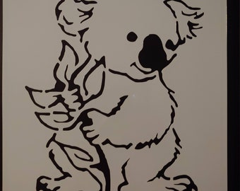 Koala Bear Stencil - Etsy