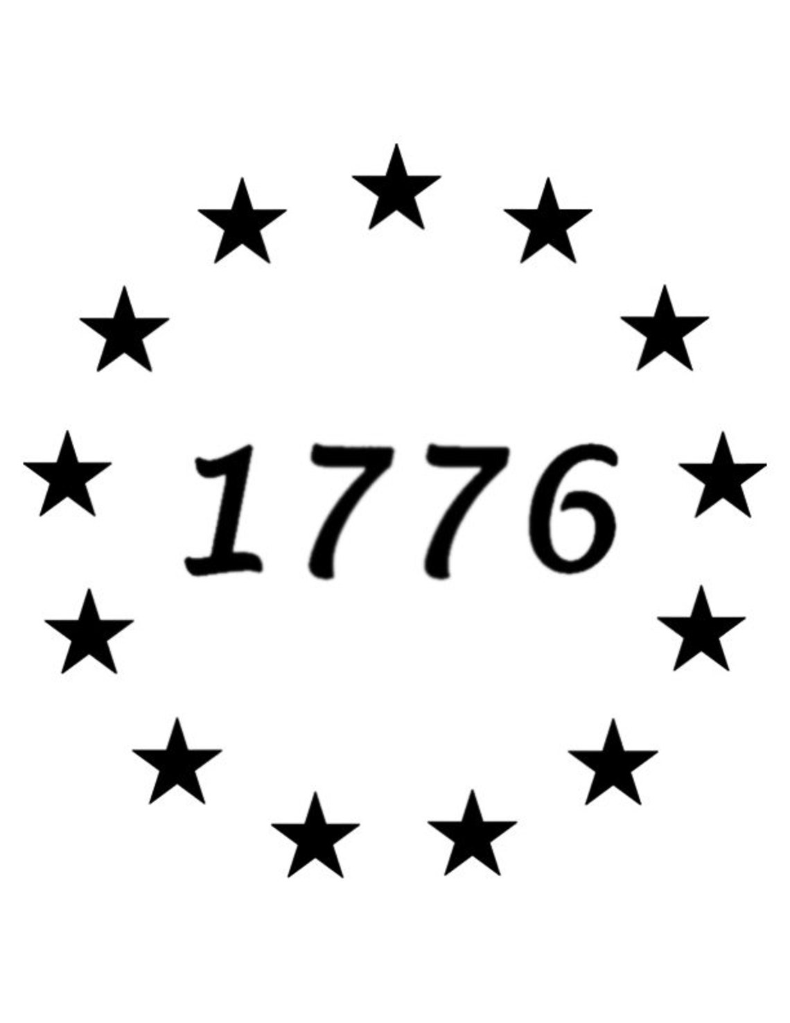 1776 Betsy Ross Flag 13 Stars Custom Stencil FAST FREE | Etsy