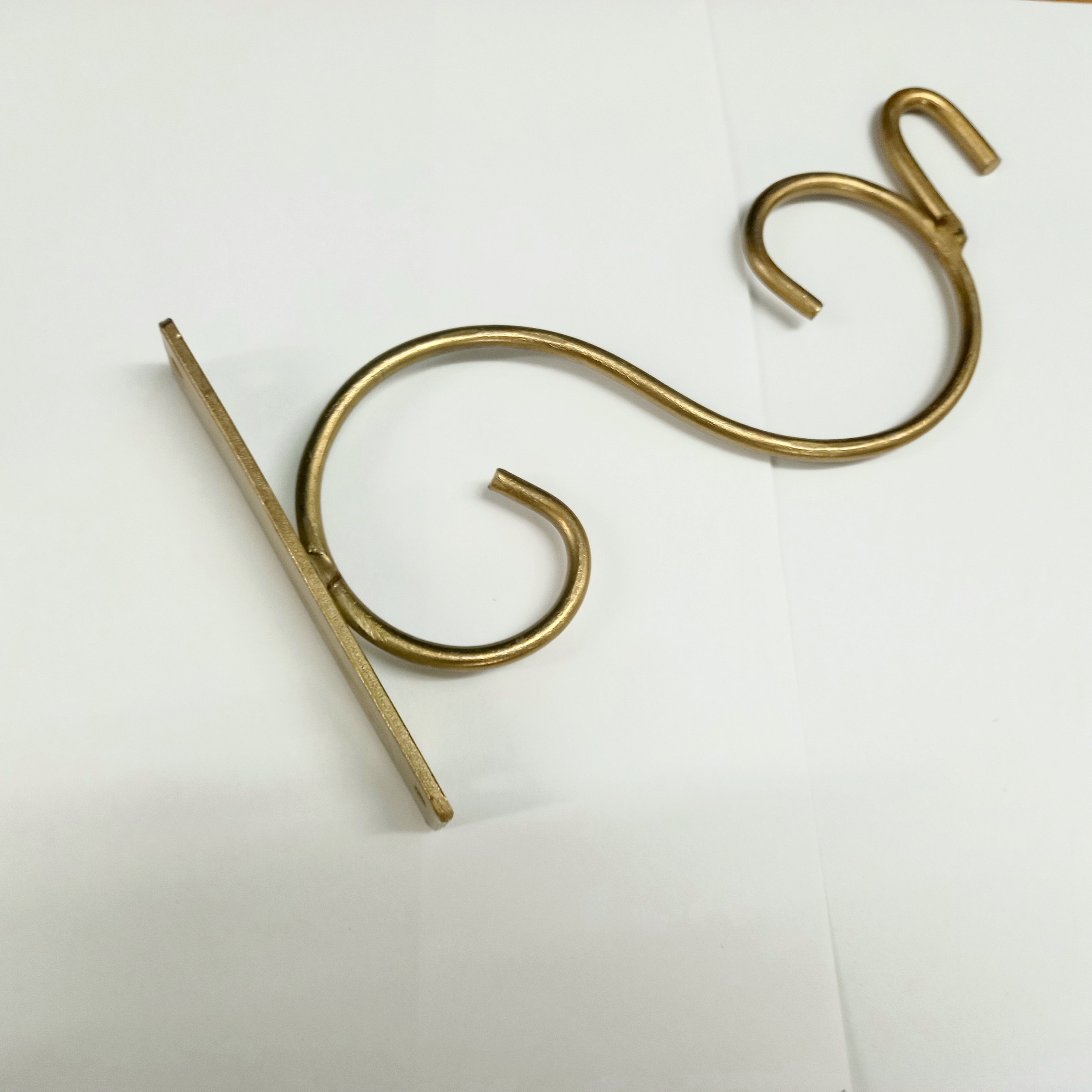 Decorative Metal Wall Hook / Metal S-shape Hook for Hanging - Etsy