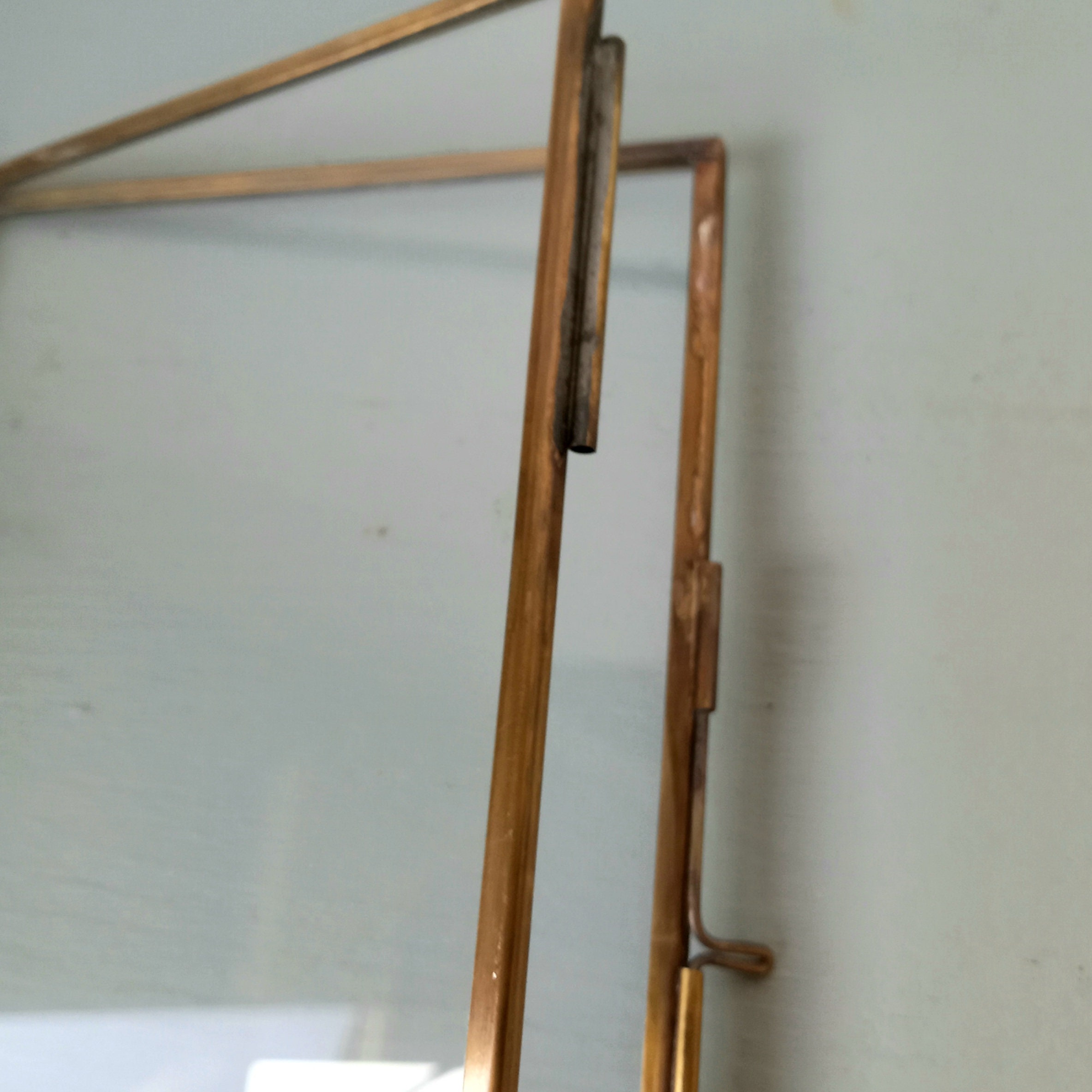 Pure Brass Double Photo Frame With Antique Brass Finish / - Etsy