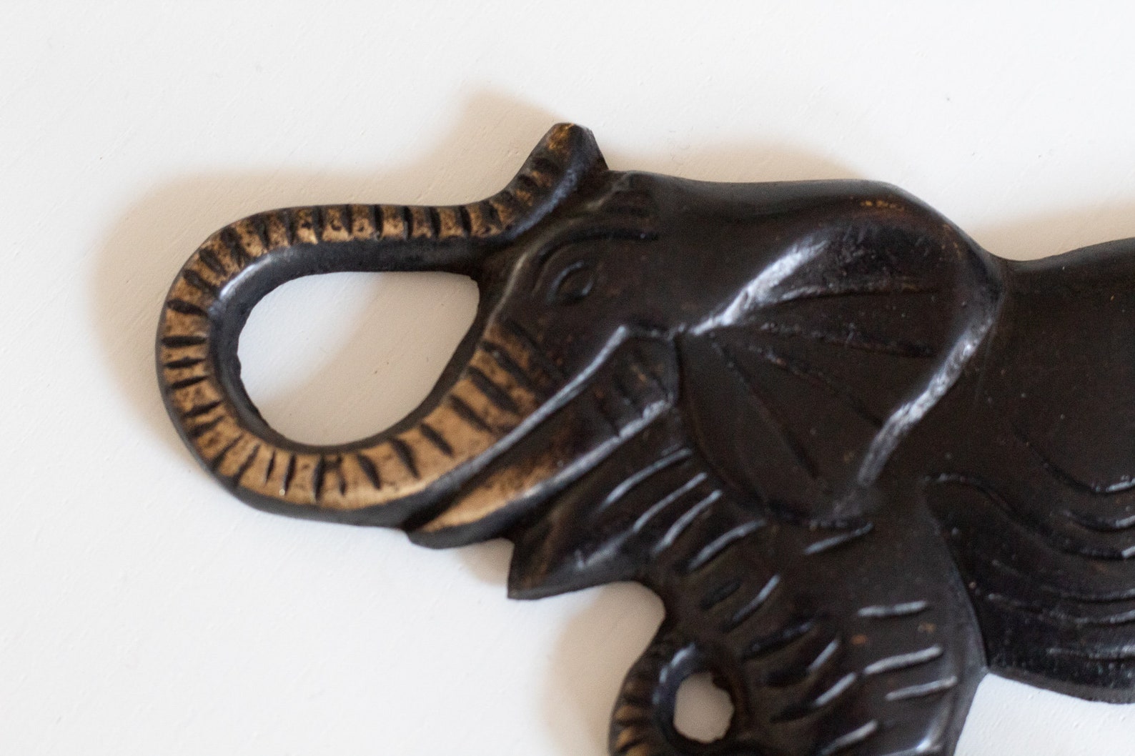 Elephant-shaped Metal Hooks / Unique Hook for Keys and Bags / | Etsy