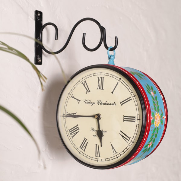 Hand Painted Clock - Etsy