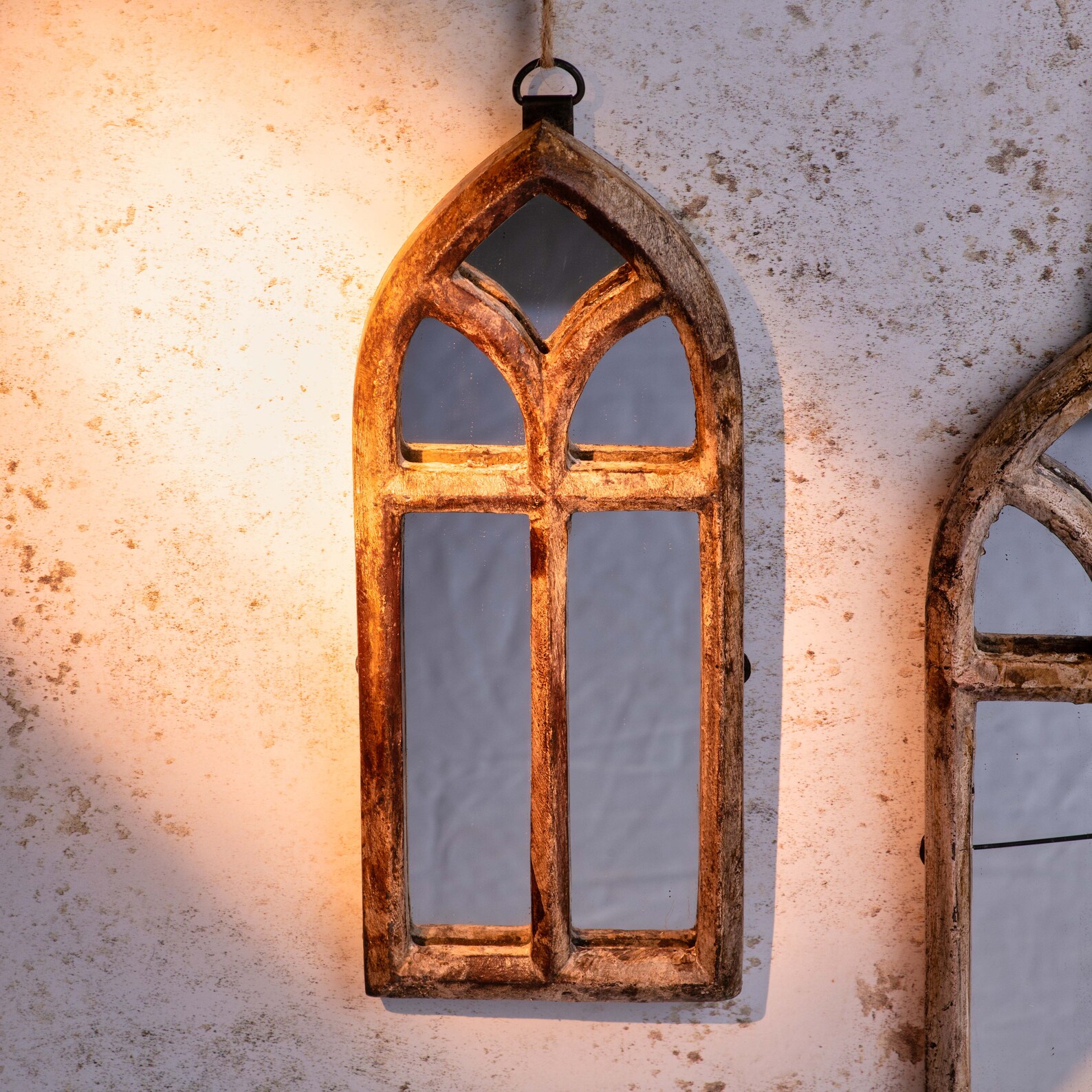 Decorative Small Mirrors With a Cast Metal Frame / Rustic - Etsy