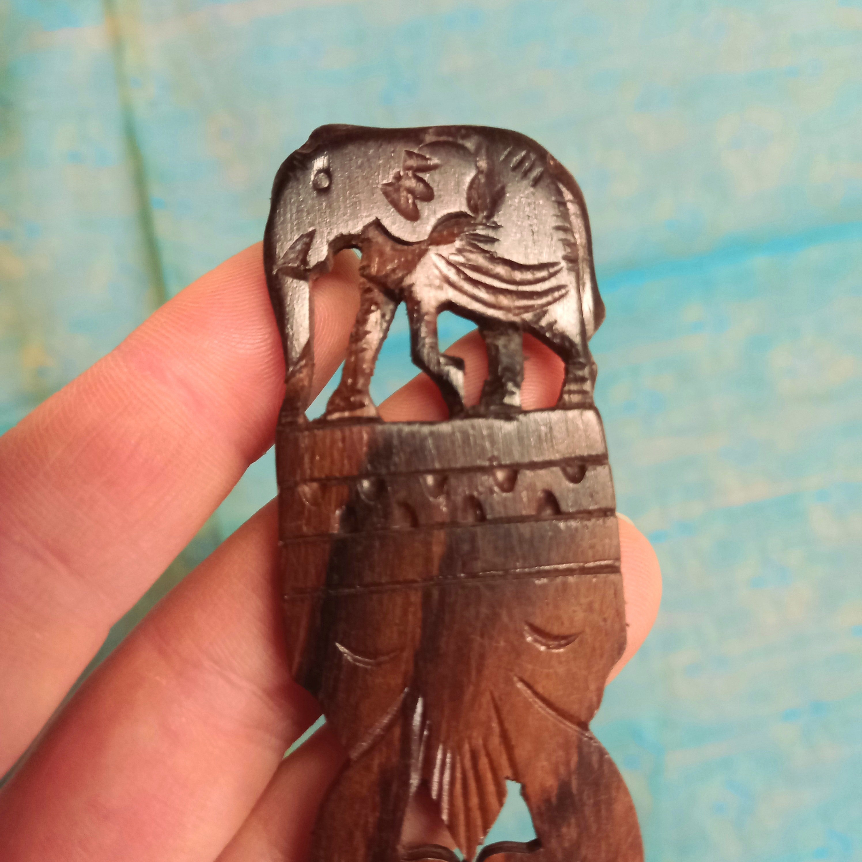 Wooden Elephant Shape Bookmark / Elephant Gift Handmade | Etsy