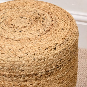 Ecoblend Jute Footstool / Sustainable Jute Footstool / Eco-friendly ...