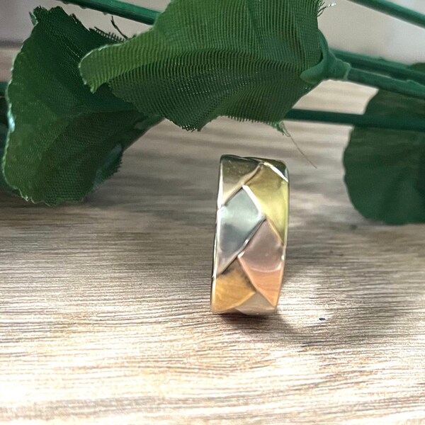 Tri Color Rings - Etsy