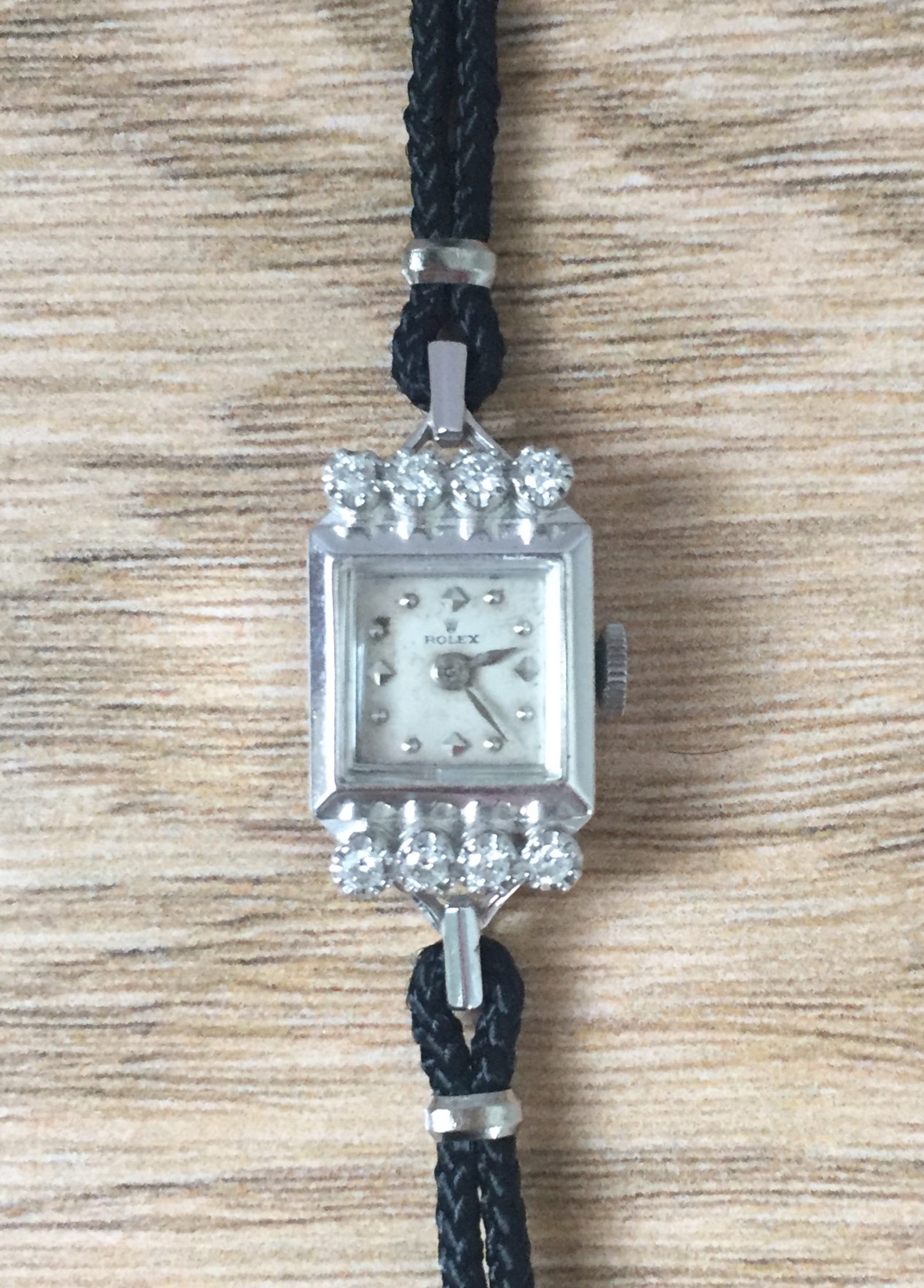 Rolex 1940's Ladies Watch Mechanical, Vintage Square Face 17 Jewel Made ...