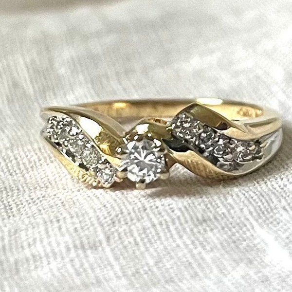 1980s Gold Ring - Etsy