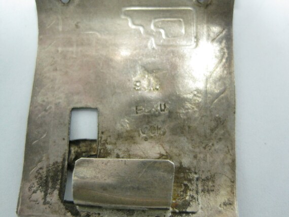 Sterling Silver Belt, Peruvian Panel Llama Belt, Llam… - Gem