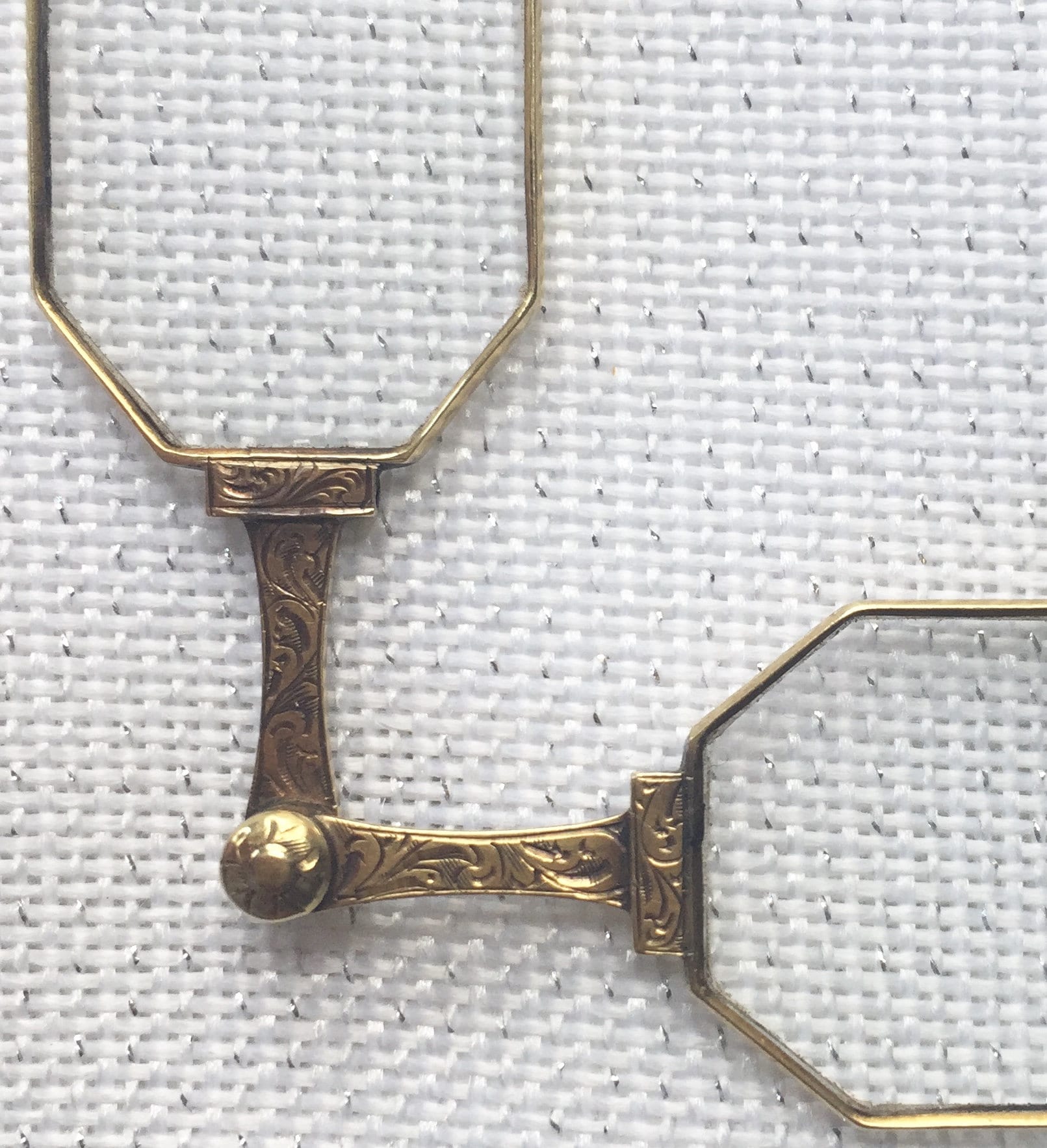 Lorgnettes 14K Gold Opera Eye Glasses Etched Folding Reading - Etsy