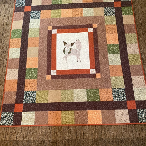 Fox Quilt - Etsy