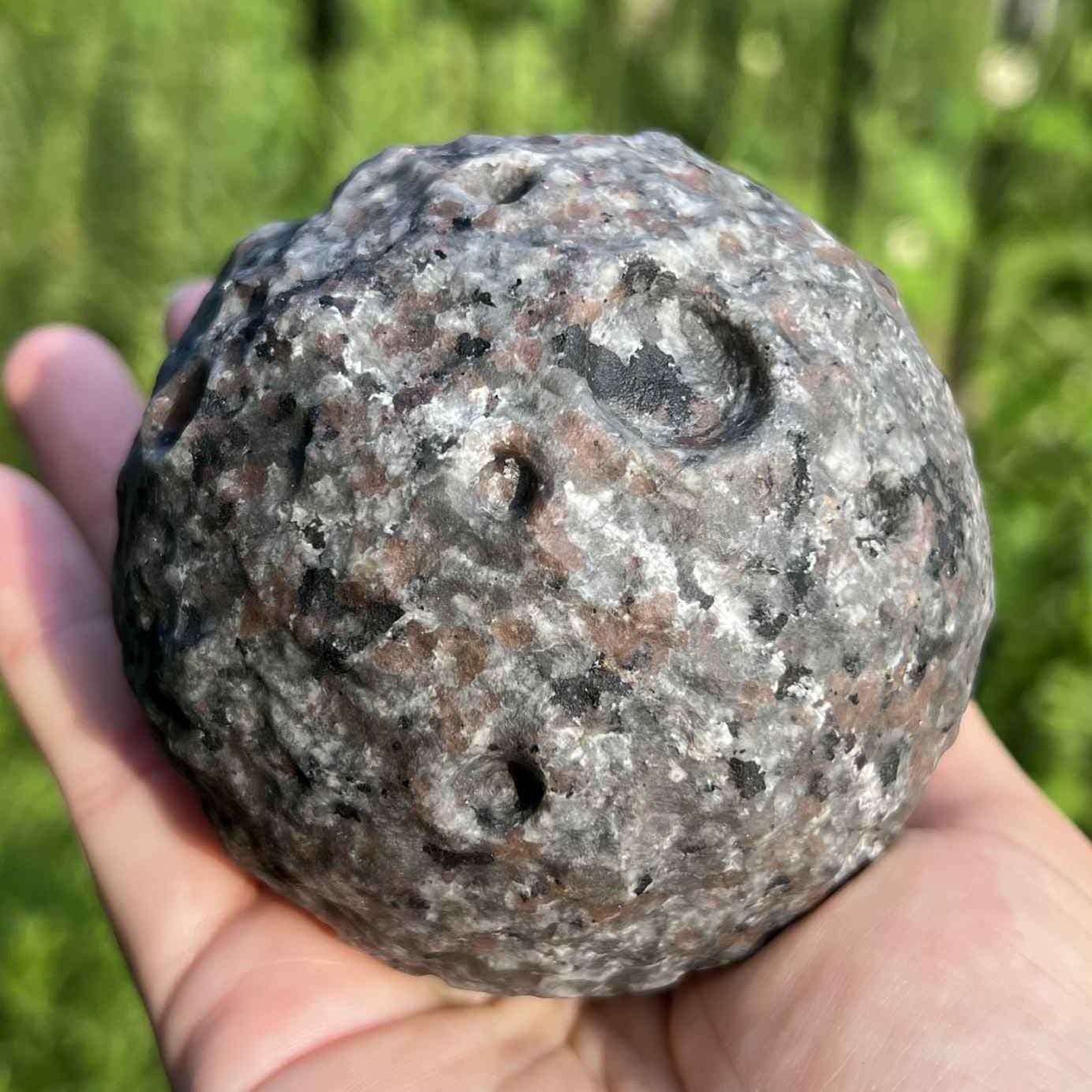 Large 1.5# YOOPERLITE MOON SPHERE W/ Craters Rock, 3" Uv Stone - Etsy