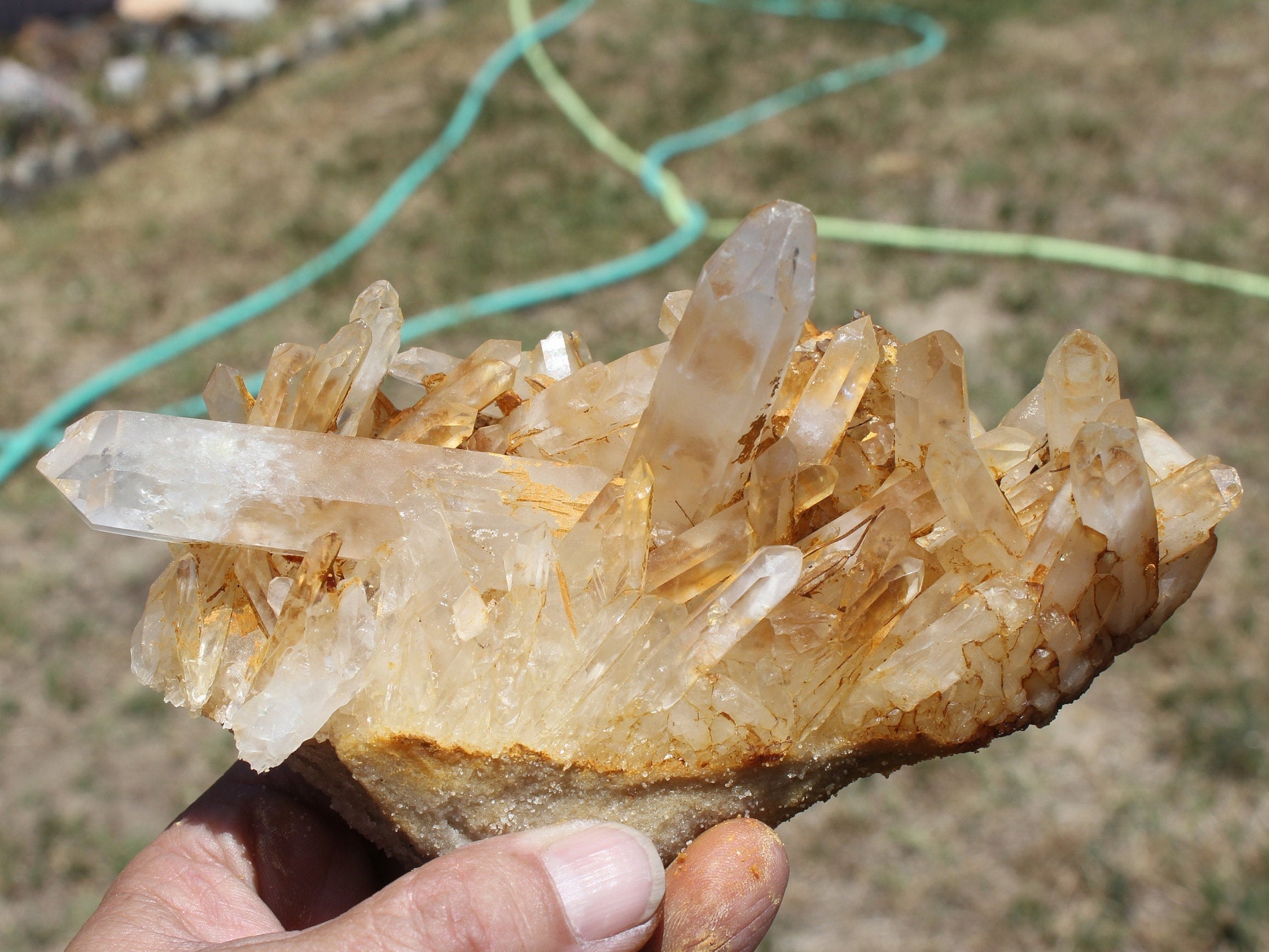 1.27 Pounds GOLDEN HEALER CRYSTAL Display Yellow Color on | Etsy