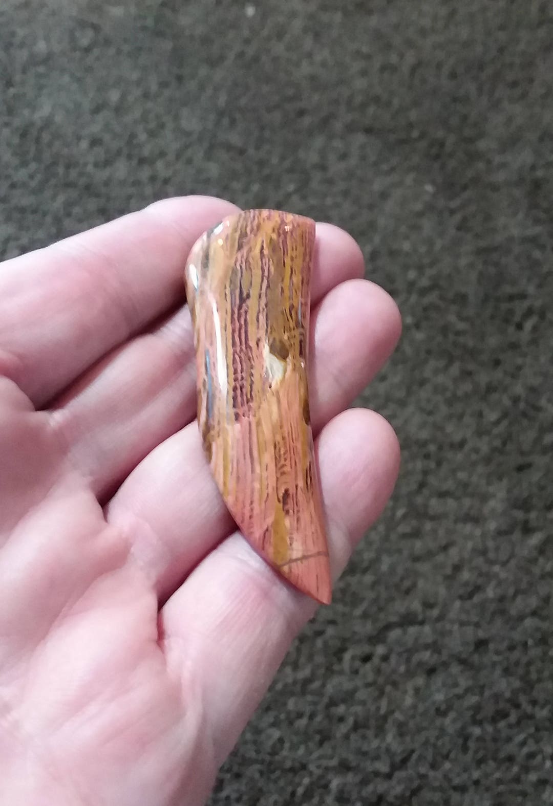 Rare HOWARDITE & FLAMINGO CABOCHONS * Jasper Agate Rock Stone, Polished ...