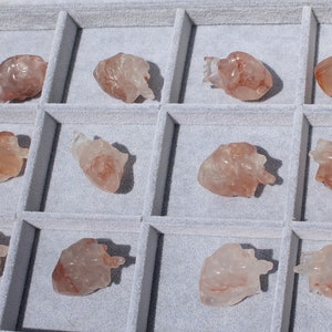 Fire QUARTZ HUMAN HEART * Carved + Polished Anatomical 2" Hematoid ...