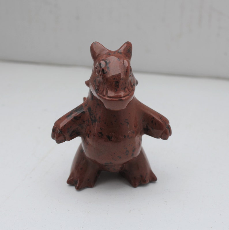 DINOSAUR W/ CLUBBED TAIL & Spiked Shell Back * Mahogany Obsidian * 2.5 ...