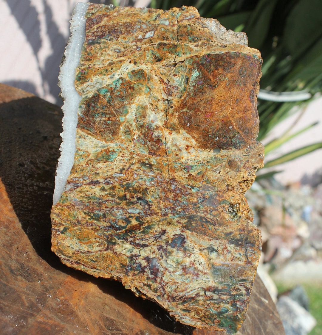 8# PLASMA JASPER ROUGH Rock * Clear Creek, California, Lapidary, Slabs ...