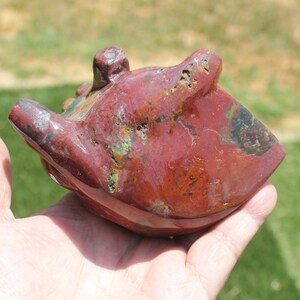 WAVE OCEAN JASPER Human Heart Figure * Carved Anatomical Rock, Stone ...