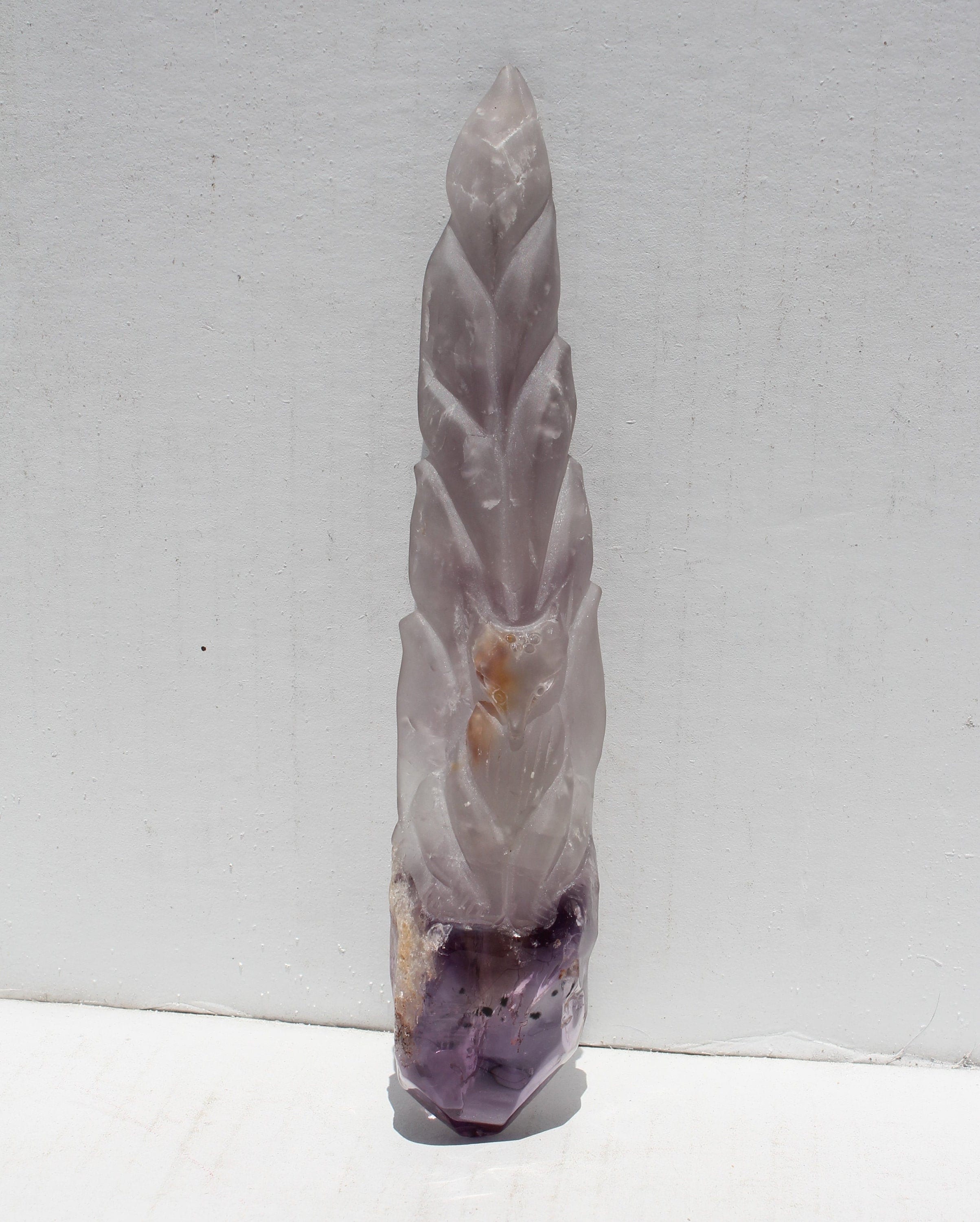 Super unique 9 tailed fox amethyst wand - munimoro.gob.pe