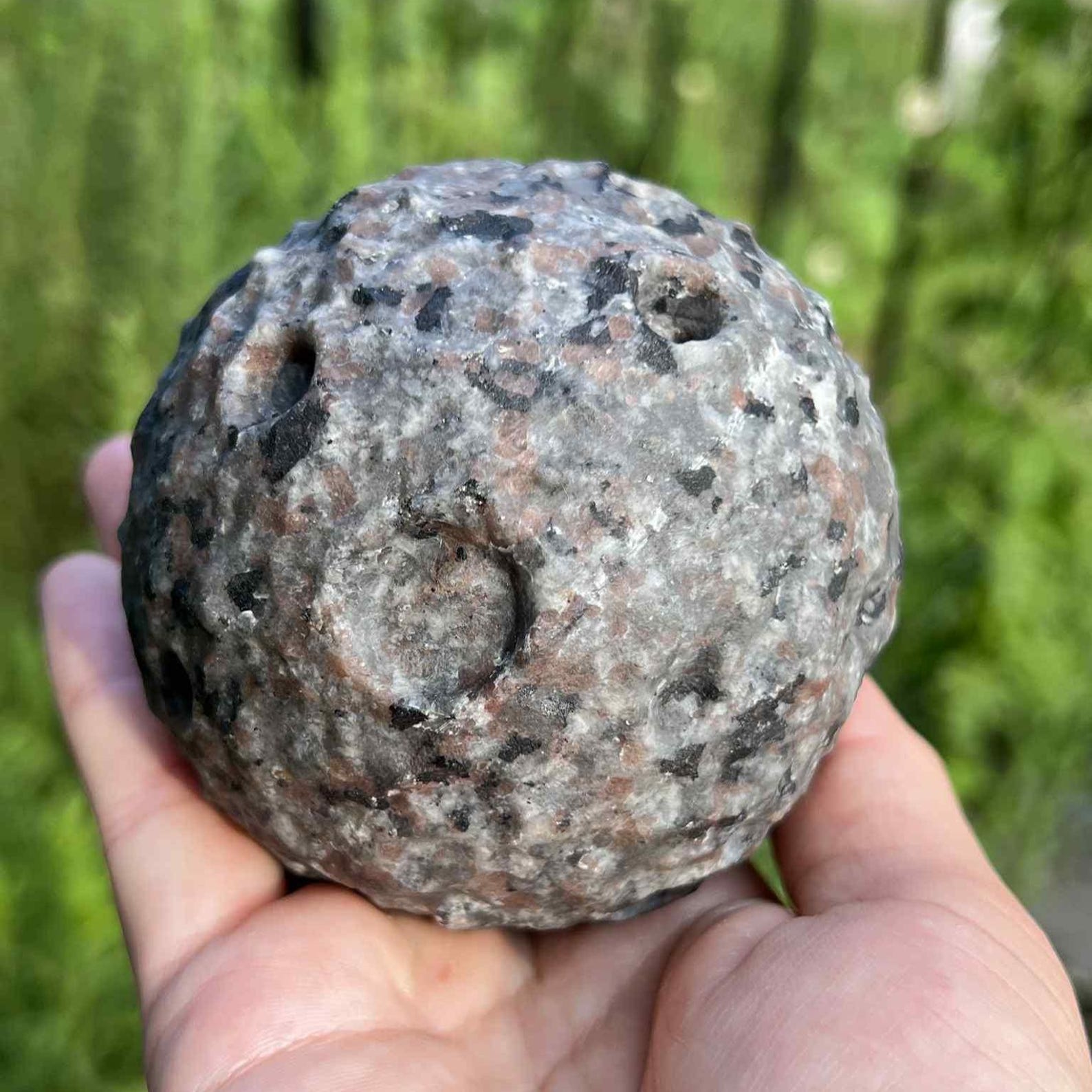 Large 1.5# YOOPERLITE MOON SPHERE W/ Craters Rock, 3" Uv Stone - Etsy