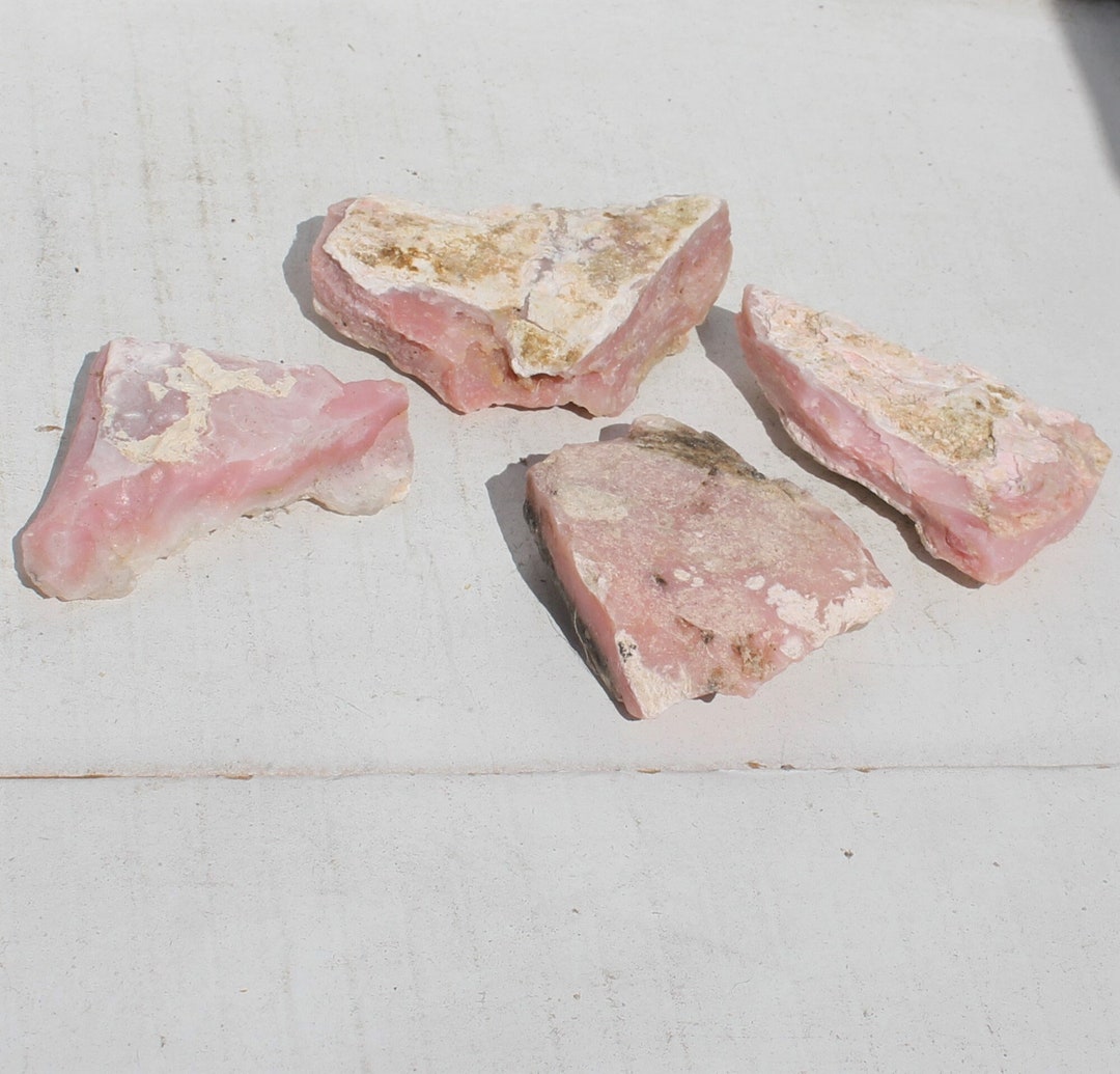 Peruvian Pink Opal Rough: Raw Gemstone Pieces (104 Grams) - Etsy