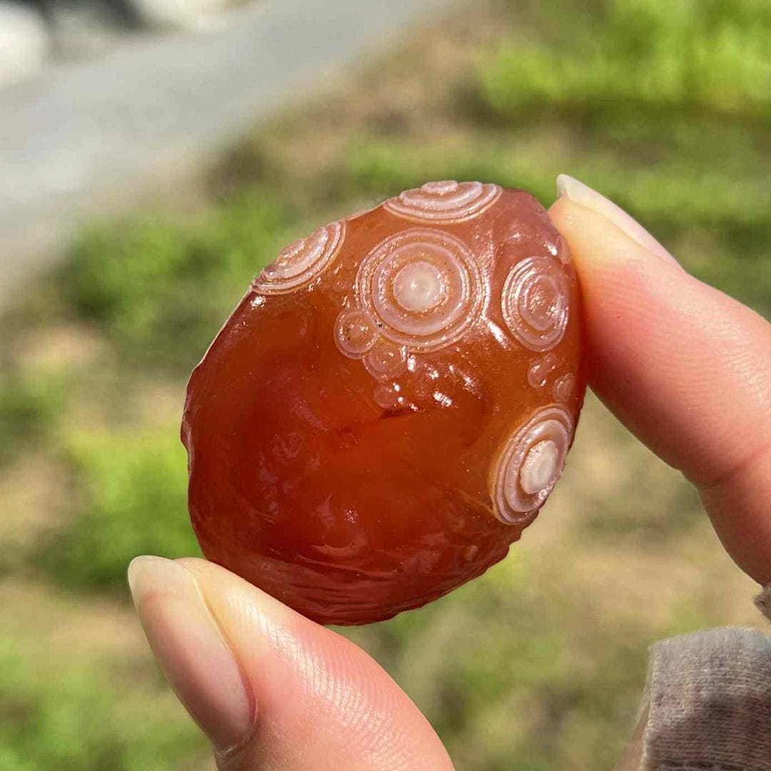 GOBI EYE AGATE Stone #21 * China Desert Rocks, Naturally Tumbled by ...