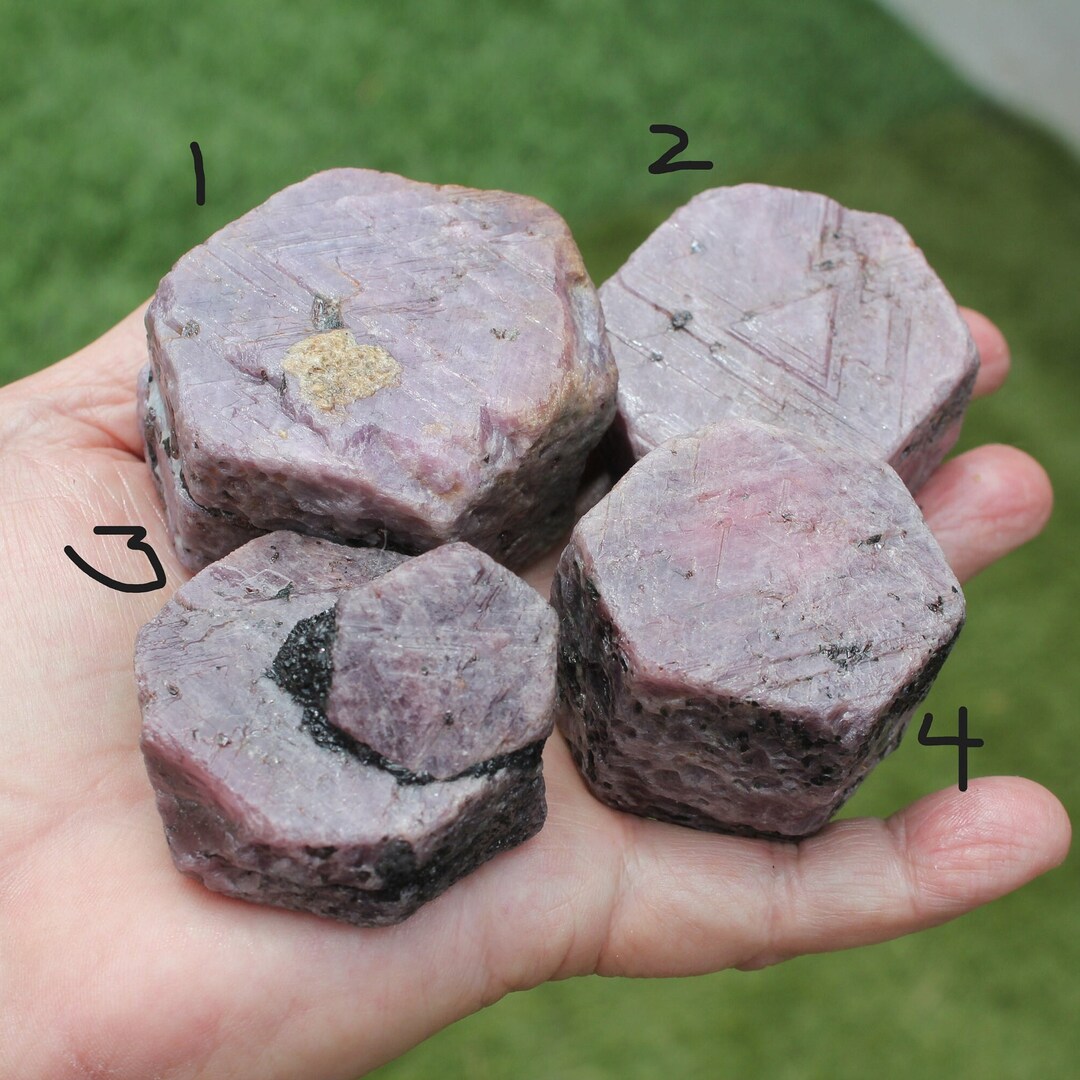 Huge RUBY W/ RECORD KEEPERS ** Raw Corundum, Natural + Untreated, Red ...
