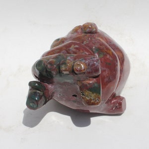 WAVE OCEAN JASPER Human Heart Figure * Carved Anatomical Rock, Stone ...