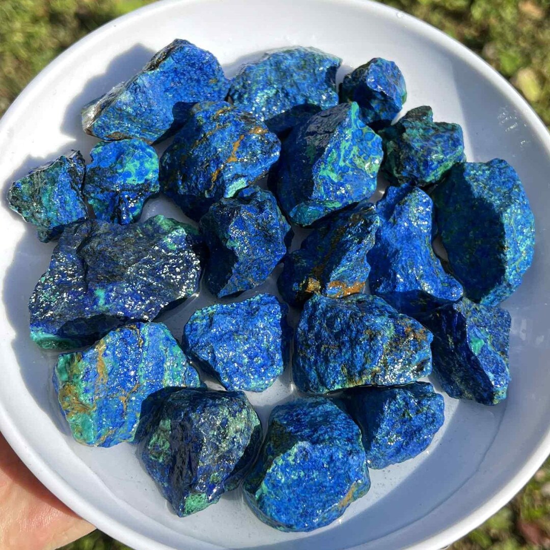 Blue AZURITE ROUGH CHUNKS for Lapidary Rock, Stone Specimens - Etsy