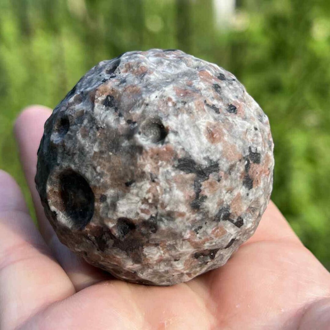 YOOPERLITE MOON SPHERE W/ Craters Rock, Stone - Etsy