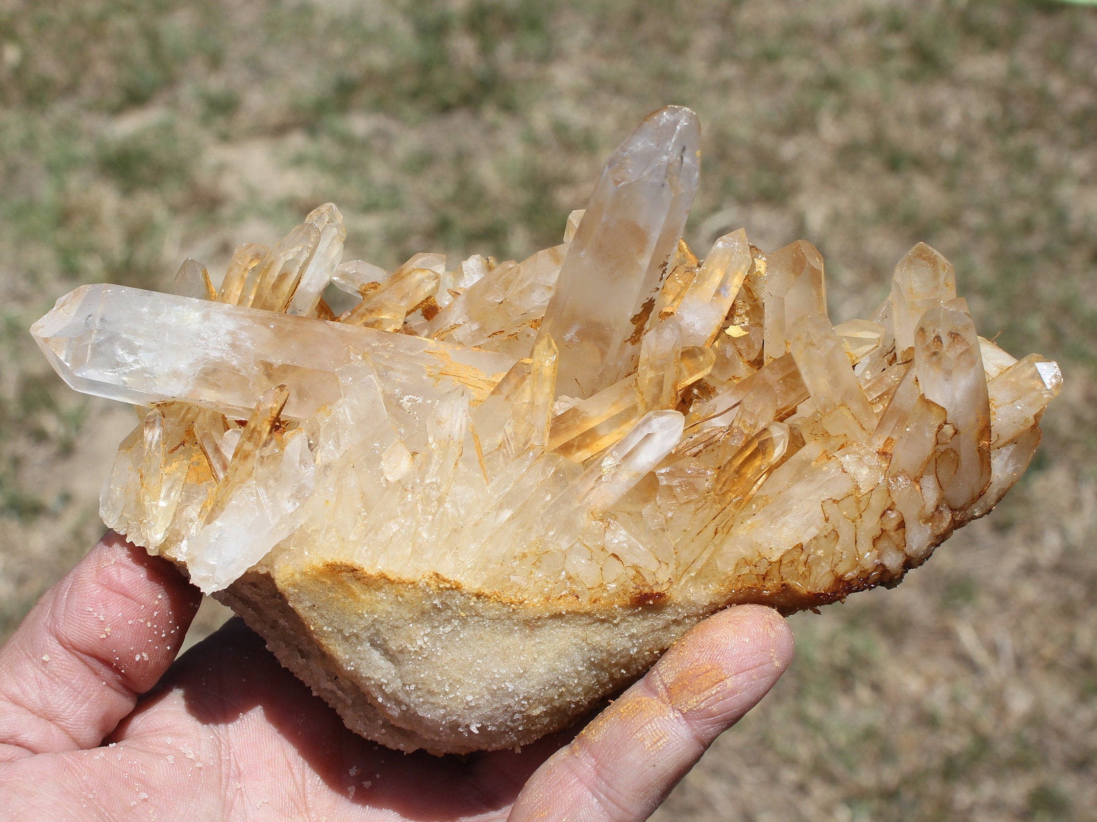 1.27 Pounds GOLDEN HEALER CRYSTAL Display Yellow Color on | Etsy