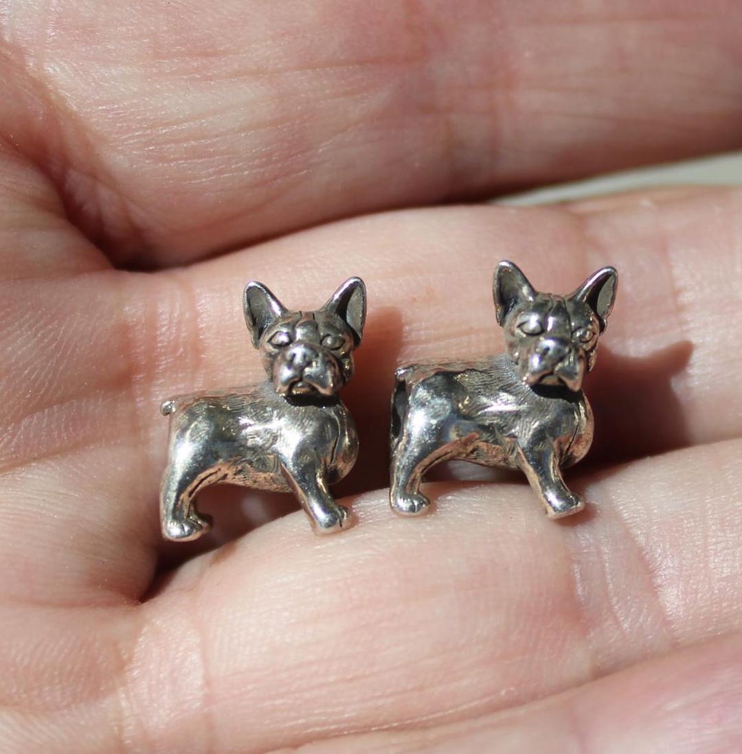 FRENCH BULLDOG ~ for Pandora or Thick Bracelets, 925 Sterling Silver ...