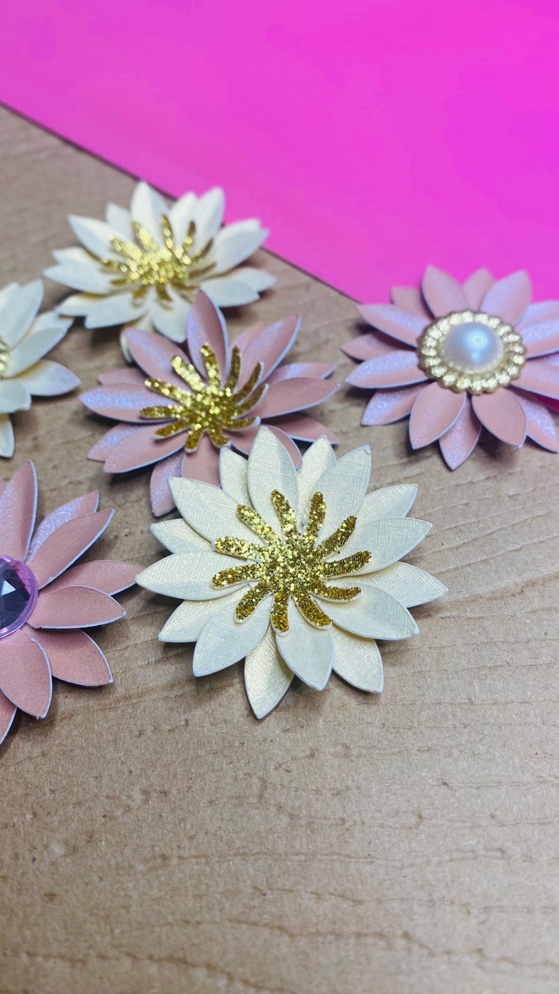 Florencia Y Estrella | Template | SVG | .studio3 | 3D Paper Flower - Etsy