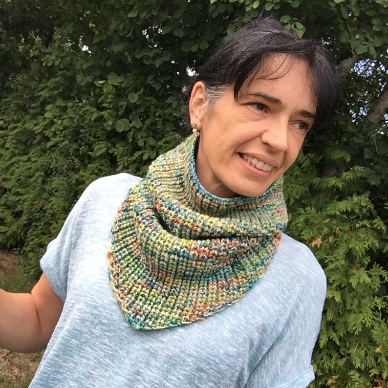 PDF Knitting Pattern Reversible Cowl Snood in Fishermen's - Etsy
