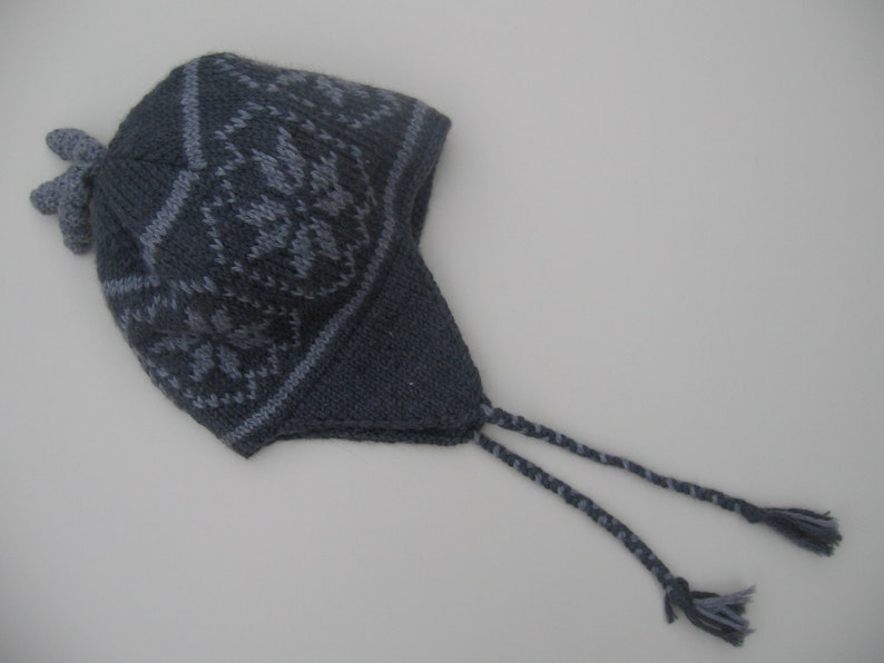 PDF Knitting Pattern Woman Bicolor Peruvian Hat With Norwegian Design ...