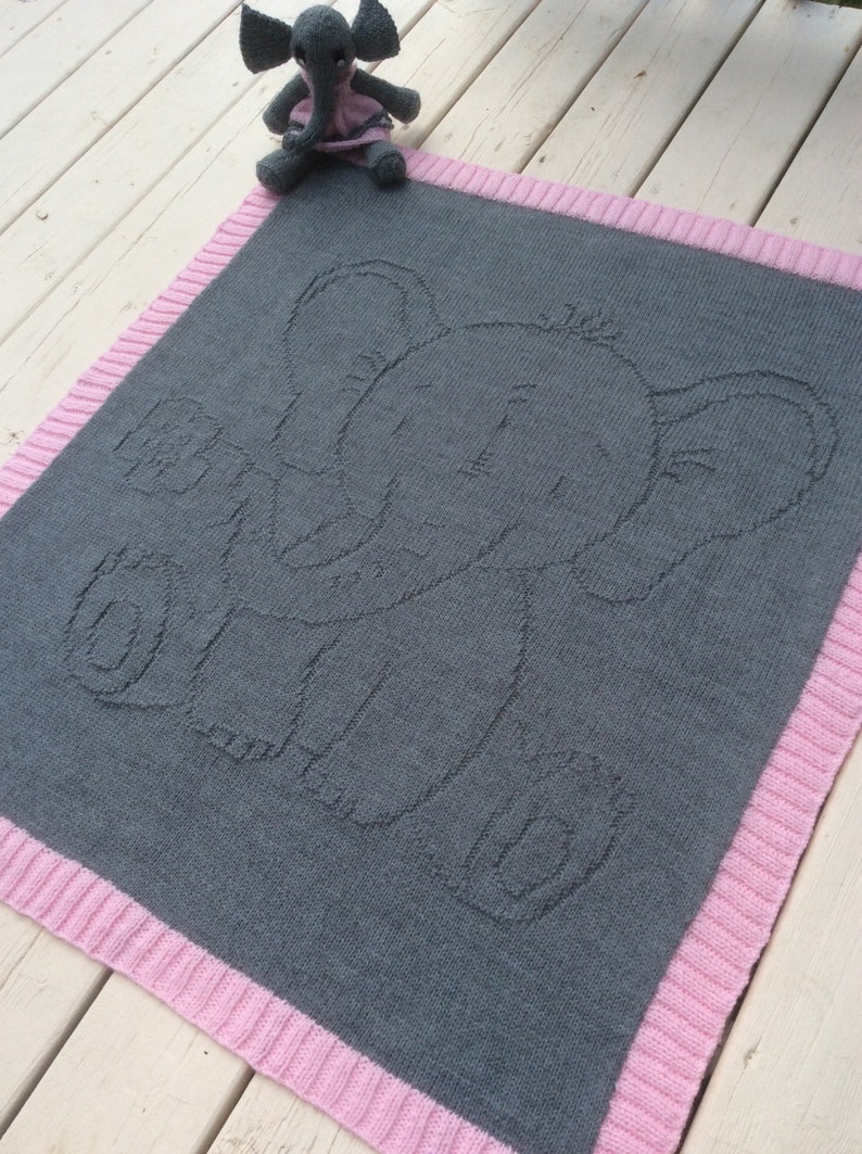 PDF Knitting Pattern DUMBO Blanket in Relief Easy to Knit - Etsy UK