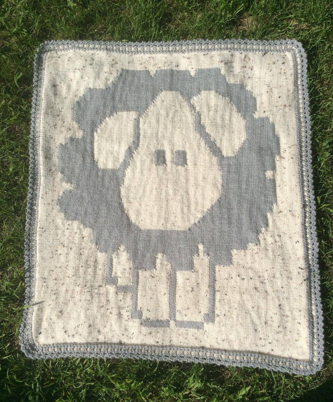 PDF Knitting Pattern SHAUN the Sheep Blanket - Etsy